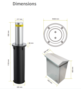 Manufacturer Direct Sale HA101-600 Hydraulic Automatic Bollard – Beijing ZhuoAoShiPeng ...